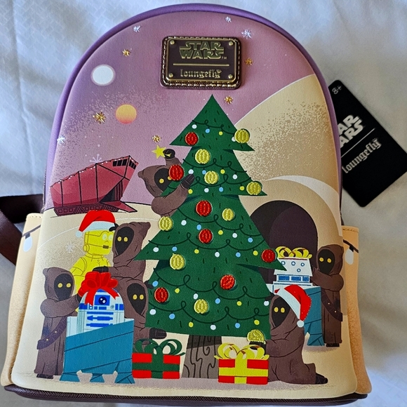 Loungefly | Bags | Loungefly Star Wars Jawa Christmas Tree Mini ...